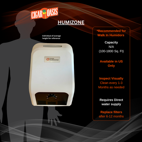 Oasis Humi-Zone Humidification System for Walk-in Humidors w/Filter ...